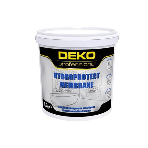 Гъвкава 1-К хидроизолационна мембрана Deko Hydroprotect 1,5кг - PRAKTIS