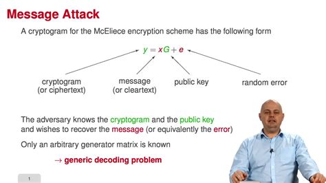 31 From Generic Decoding To Syndrome Decoding Canal U