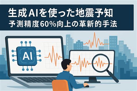 生成aiを使った地震予知：予測精度60向上の革新的手法 Ai Beginner
