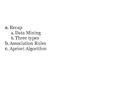 Association Rules The Apriori Algorithm By Joe