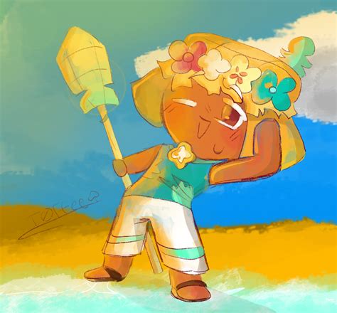 Mango Cookie Enjoying The Sun Rcookierunkingdoms