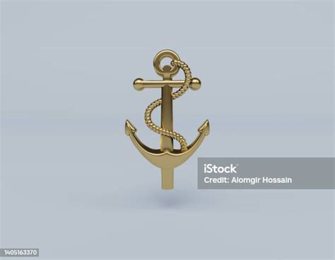 파스텔 배경에 고립 된 앵커 펜던트의 3d 렌더링 3d 배경 최소 장면 닻에 대한 스톡 사진 및 기타 이미지 닻 펜던트 0명 Istock