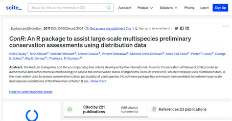 Conr An R Package To Assist Large‐scale Multispecies Preliminary
