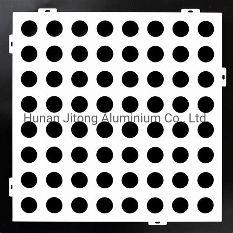 Building Facade Cladding Materials Aluminum Perforated Rainscreen