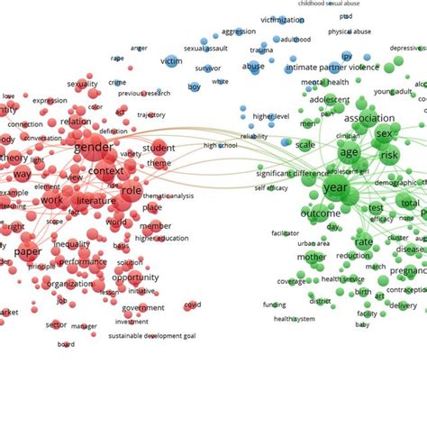 SDG Gender Equality Term Network Map Binary Counting Download Scientific Diagram