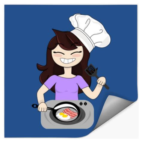 Jaiden Animations 12 Stickers Square Sticker 3 X 3 Royal Blue Sold By