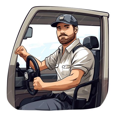 Premium Vector Driver Cartoon Vector