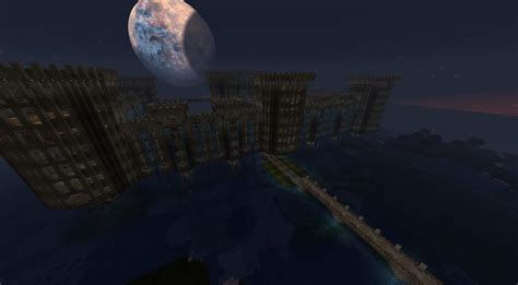 Functional Floating Fortress Minecraft Map