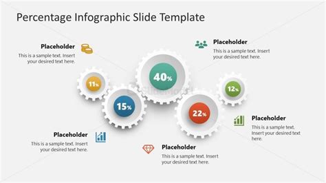 Editable Percentage Infographic Ppt Template Slidemodel