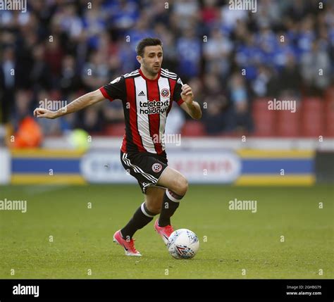 Daniel Lafferty Of Sheffield Utd During The Championship Match At Bramall Lane Stadium