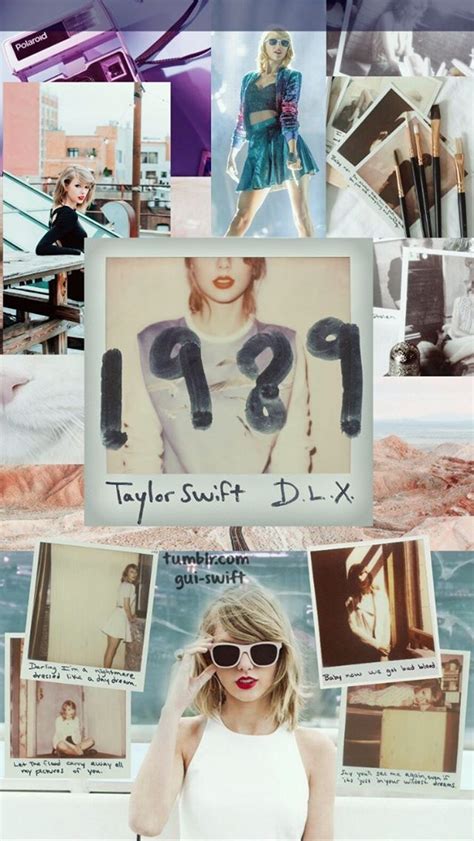 Taylor Swift 1989 Polaroids Collage