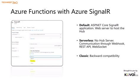 Real Time Communication With Azure Functions With Azure Signalr Pptx