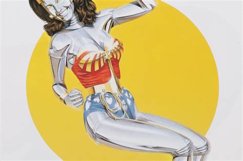 Sorayama Hajime Wonder Woman Android Offset Lithograph From Pin Up
