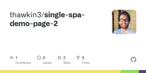 Github Thawkin3single Spa Demo Page 2