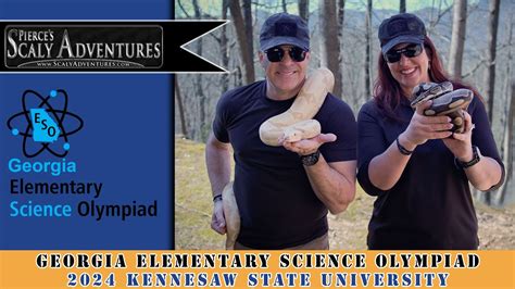 Scaly Shout Out For The Ga Elementary Science Olympiad Held At Ksu Ga