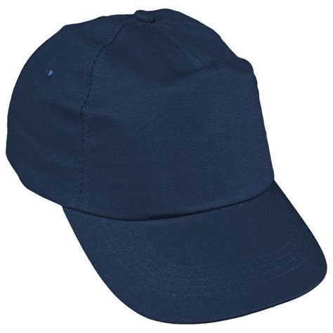 Тъмно синя лятна работна шапка с козирка Leo 100 памук Work Wear Bg