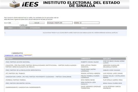 Ponen en Internet guía de las casillas