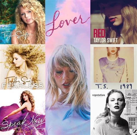 All Taylor Swift Album Covers In Order Etktd