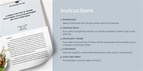 Quantitative Research Correlation Template In Word Pages Google Docs Download Template Net