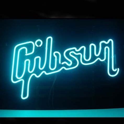 Gibson Guitar Music Neon Sign Neon Signs Gibson