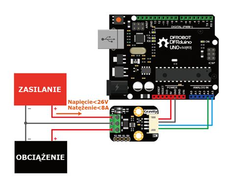 DFRobot Gravity v cyfrowy miernik zużycia energii I C Sklep Botland