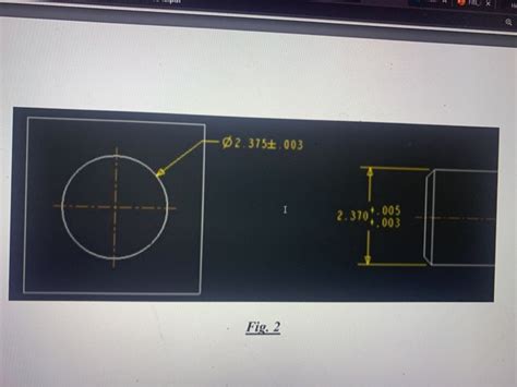 Solved A Find The Hole Tolerance Pin Tolerence Allowance
