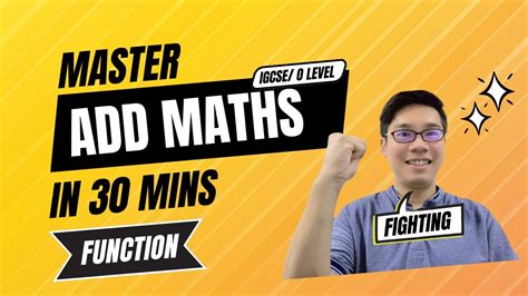 function igcse gce o level add maths 0606 youtube