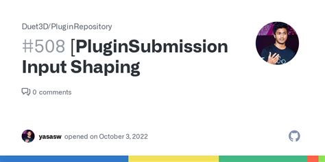 Pluginsubmission Input Shaping · Issue 508 · Duet3d