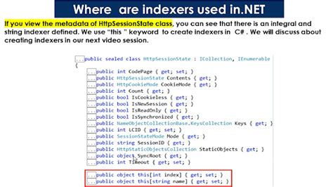 how and where are indexers in c sharp arabic 63