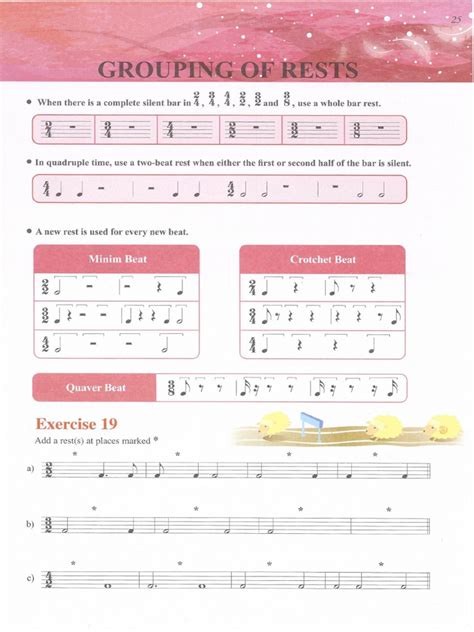 Grouping Of Rests Understanding Music Theory Grade 2 Pdf