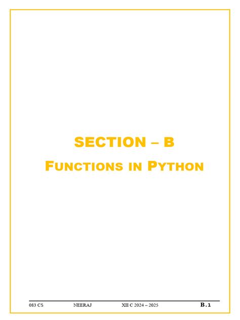 12 Rf Section B Functions 2024 2025 Pdf String Computer