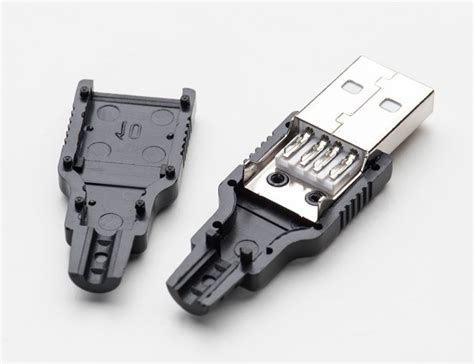 New Products Usb Diy Connector Shells Type A Male Plug And Type Micro