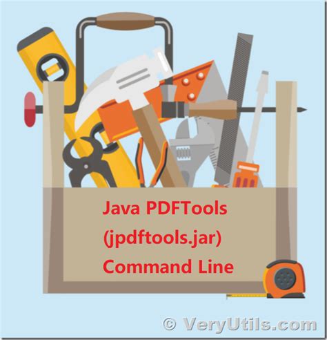 Use Java Pdftools Jpdftoolsjar Command Line To Manipulate Pdf Files