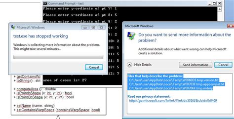 C Application Crash After Computing Area Stack Overflow