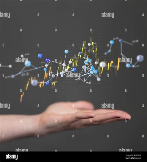 3d Rendering Of Connecting Digital Lines Floating On A Womans Hand Concept Of Communication