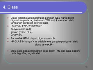 Dasar Css1 Ppt