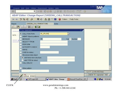 Adding Batch Data Communication On Sap Abap By Garuda Trainings