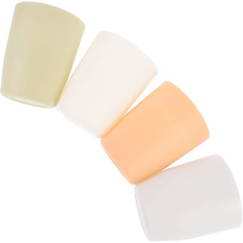 4pcs Toothbrush Cup Toothpaste Holder Reusable Tooth Brushing Mug Mouthwash Cup Container