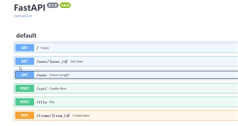 flask - fastapi （python 异步API 框架 可以自动生成swagger 文档） 常用示例 以及整合euraka nacos - oceaning - 博客园