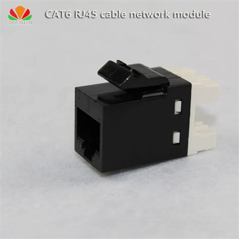 2pcs Lot Utp Cat6 Network Module Rj45 Connector Information Socket Computer Outlet Cable Adapter