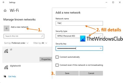 How To Add New Wi Fi Network Profile In Windows 11