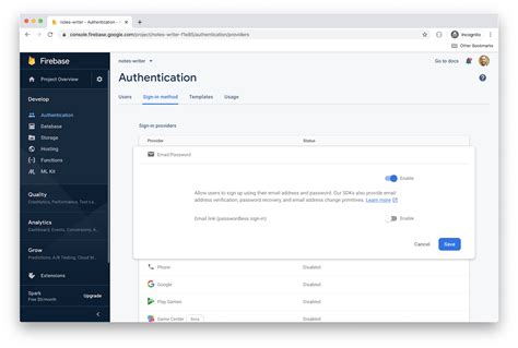 firebase for user authentication in vue js this dot labs