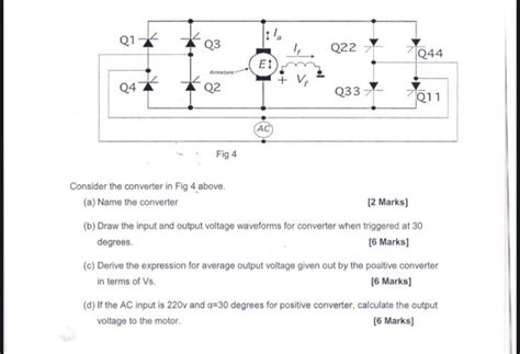 Solved Consider The Converter In Fig Above A Name The Chegg Com