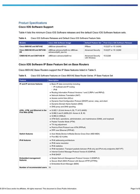 Cisco 867vae K9 Integrated Services Router With Vdsl2adsl2
