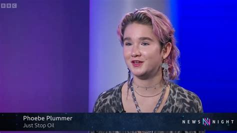Phoebe Plummer On Bbc Newsnight 02 November 2022 Just Stop Oil