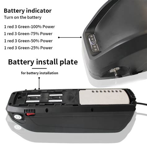 Electric Bike Li Ion V Ah Down Tube Lithium Battery For E Bicycle E Bike Battery And