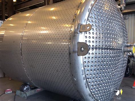 Chemical Dimple Jacket Reactor Vessel R V Industries Inc