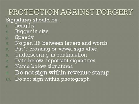 Signature Forgery PPT Forensics Digest