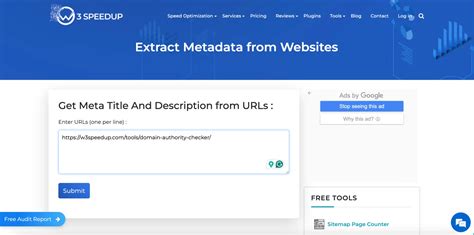 Extract Metadata From Websites Get Title And Description From Urls