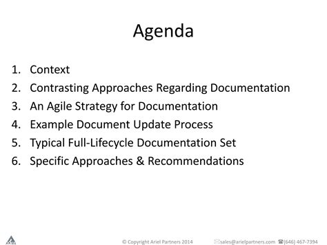 Meeting Strict Documentation Requirements In Agile Pdf Business Business And Finance